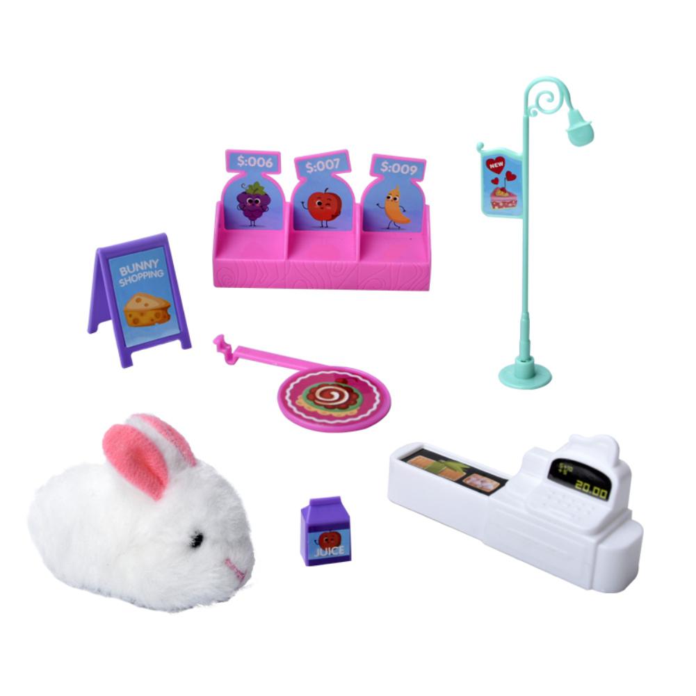 Little Bunny Supermarket Play House Toy Set Preten... – Grandado