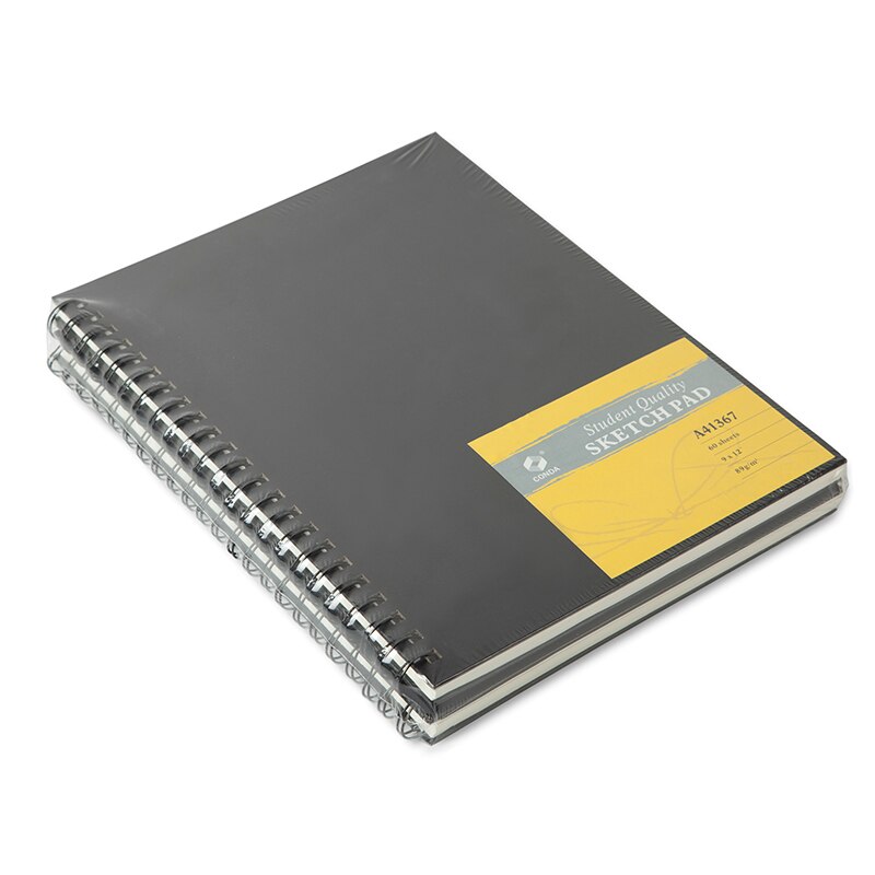 Hardcover 9"x12" Spiral Sketch Pad CONDA for Drawi... – Grandado