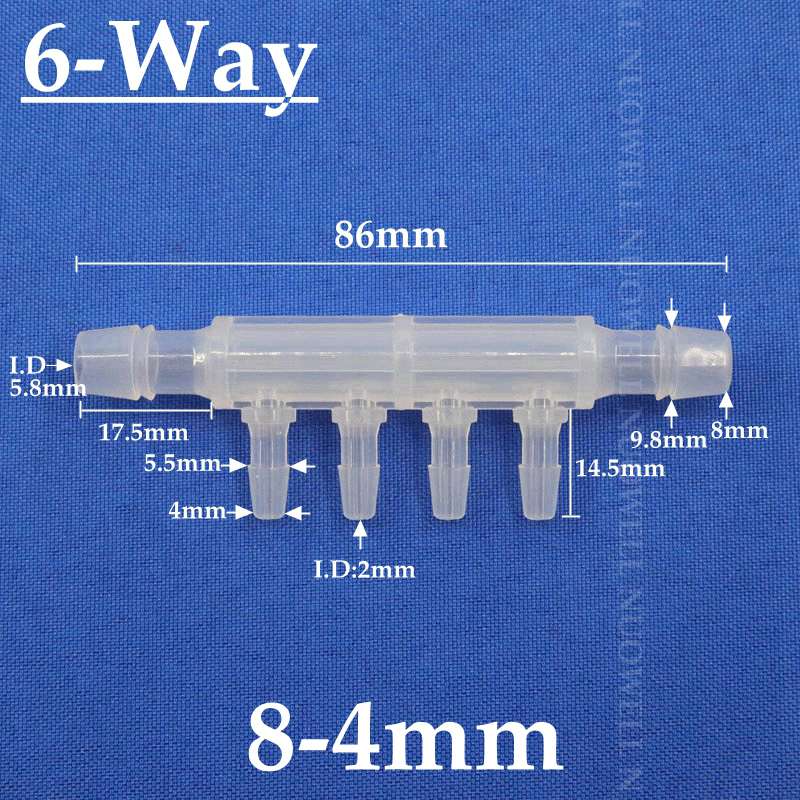 50~1pcs 8-4mm 6~10ways PP Plastic Connectors Micro... – Grandado