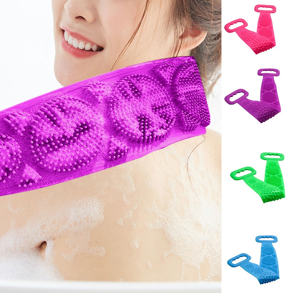 Bath Pull Back Strap Silicone Back Bath Shower Was... – Vicedeal
