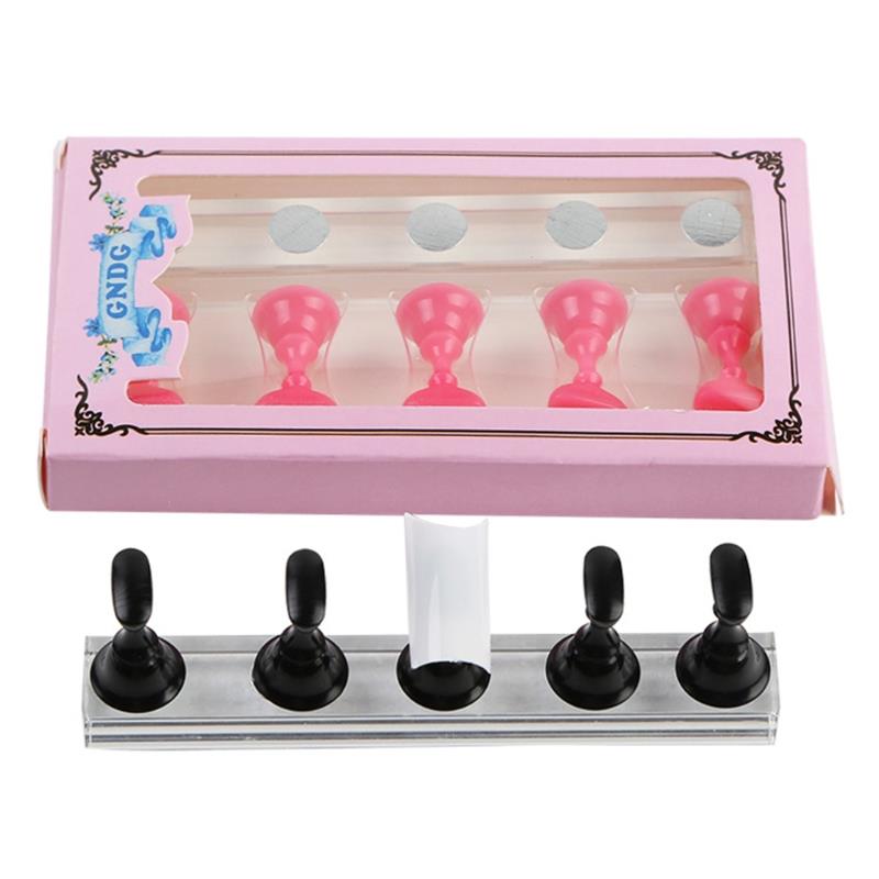 1 Set Acrylic Nail Art Practice Stand DIY Nail Cry... – Vicedeal