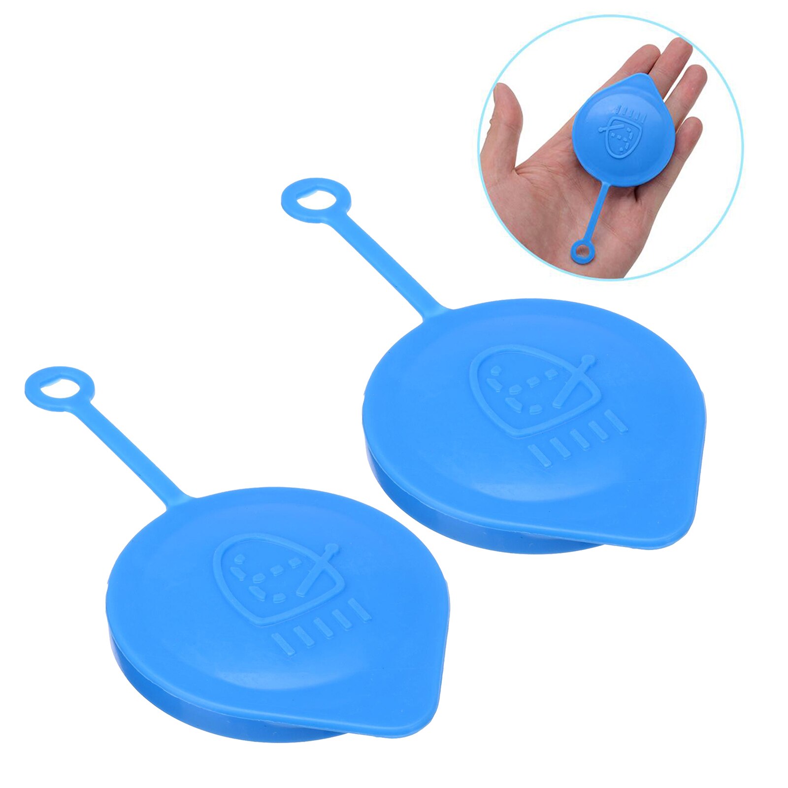 2 Pieces Windshield Washer Reservoir Tank Caps Lid... – Grandado
