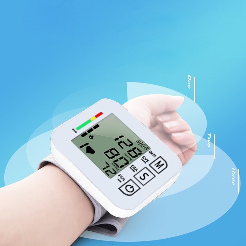 Automatic Digital LCD Sphygmomanometer Display Wri... – Vicedeal