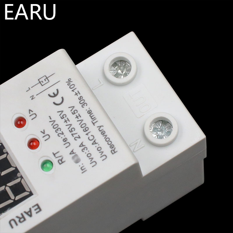 32a 40a 50a 63a 220v Auto Reconnect Over Voltage U Grandado