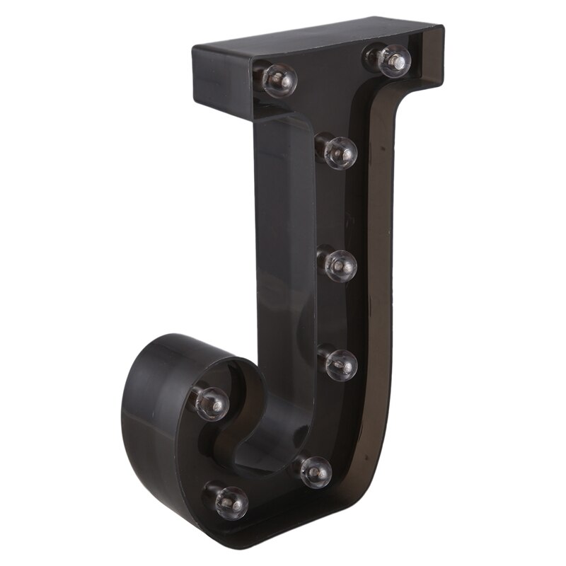 Newly Led Letters Numbers Lights Black Decorative ... – Vicedeal