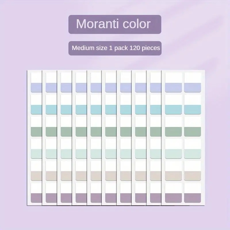 Morandi Colors Index Stickers, Light Color Index N... – Grandado