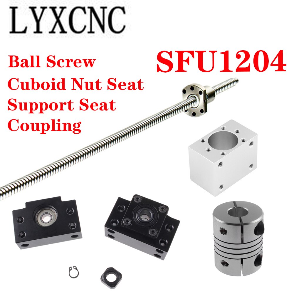 CNC Ballscrew Four Suit SFU1204 End Machined Ball ... – Vicedeal