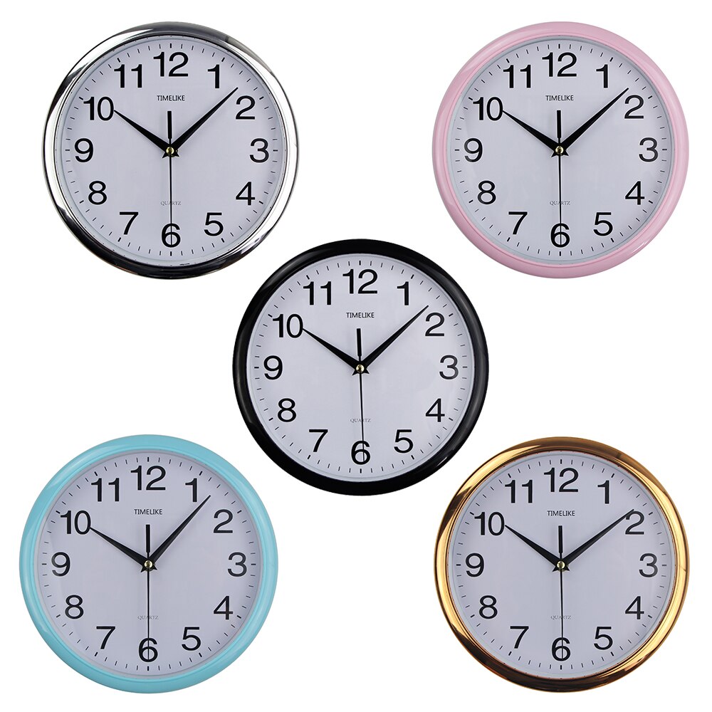 Modern Plasitc Clocks Classic Vintage Round Decora... – Grandado
