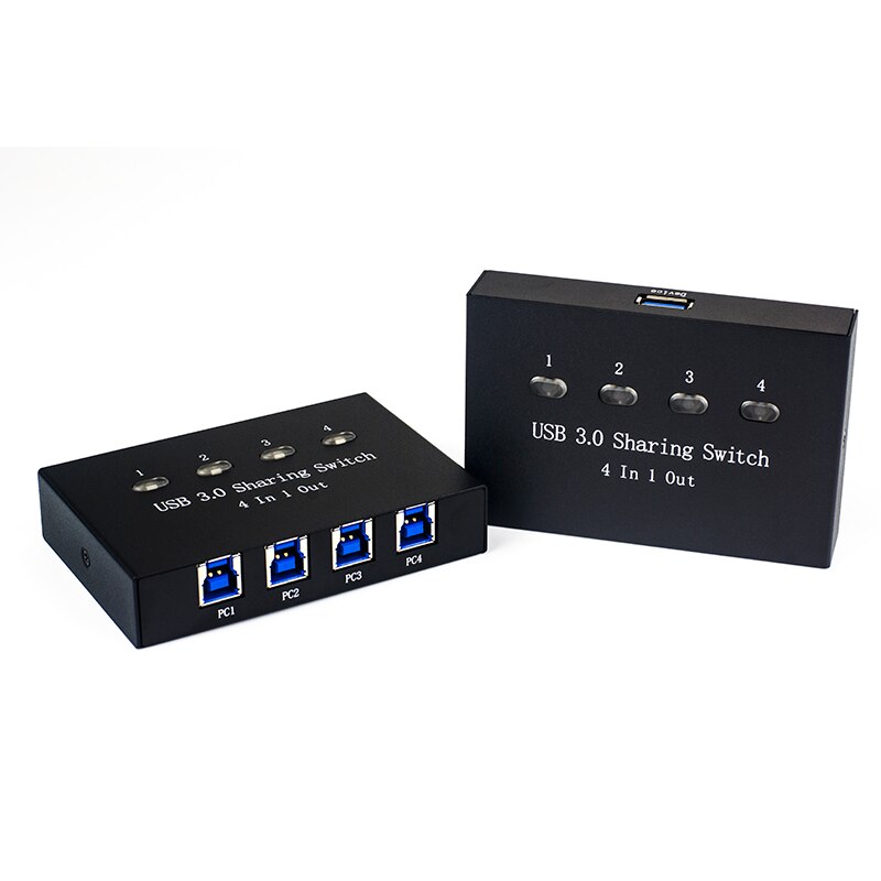 4 Ports USB3.0 Switch Sharer Four In One Out Switc... – Grandado