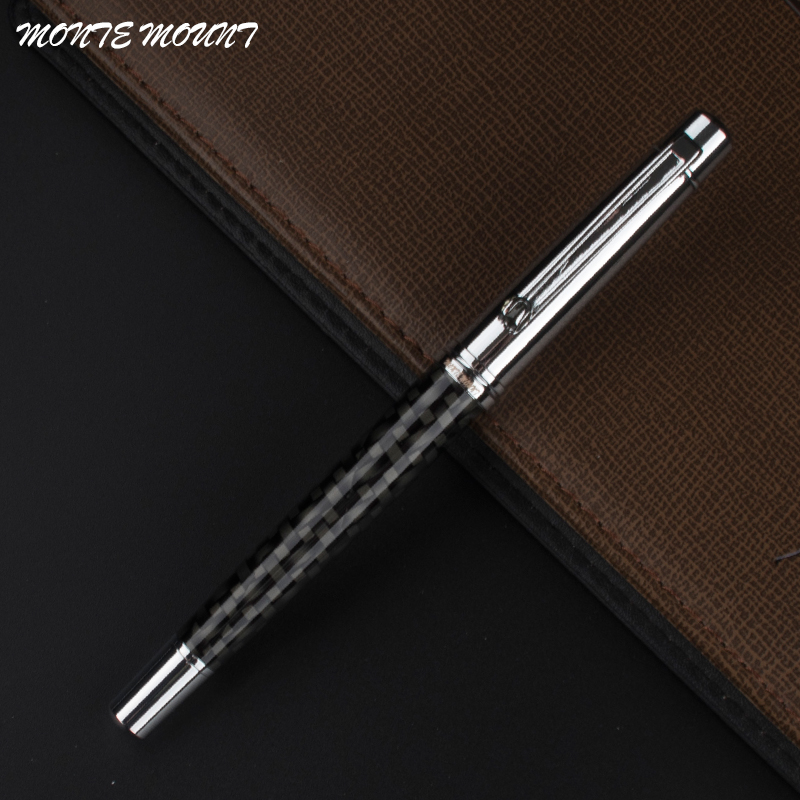 Monte mount zwarte carbon pen reclame metalen pen ... – Vicedeal