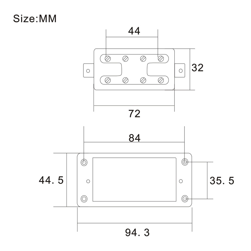 Mini Style Two Line 8 Hole 4 String Electric Bass ... – Vicedeal