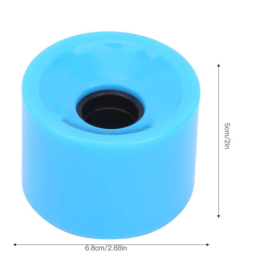 4 stk / sæt skateboardhjul højelastisk farverigt p... – Grandado