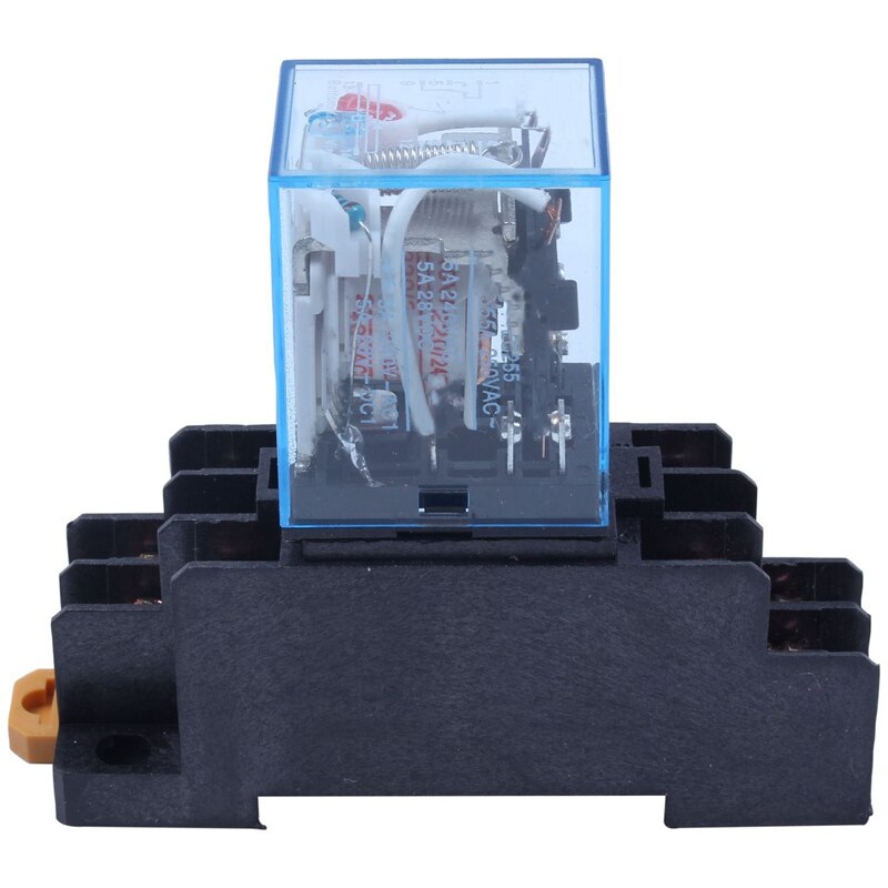 220/240V AC Coil DPDT Power Relay MY2NJ 8 Pin With... – Grandado