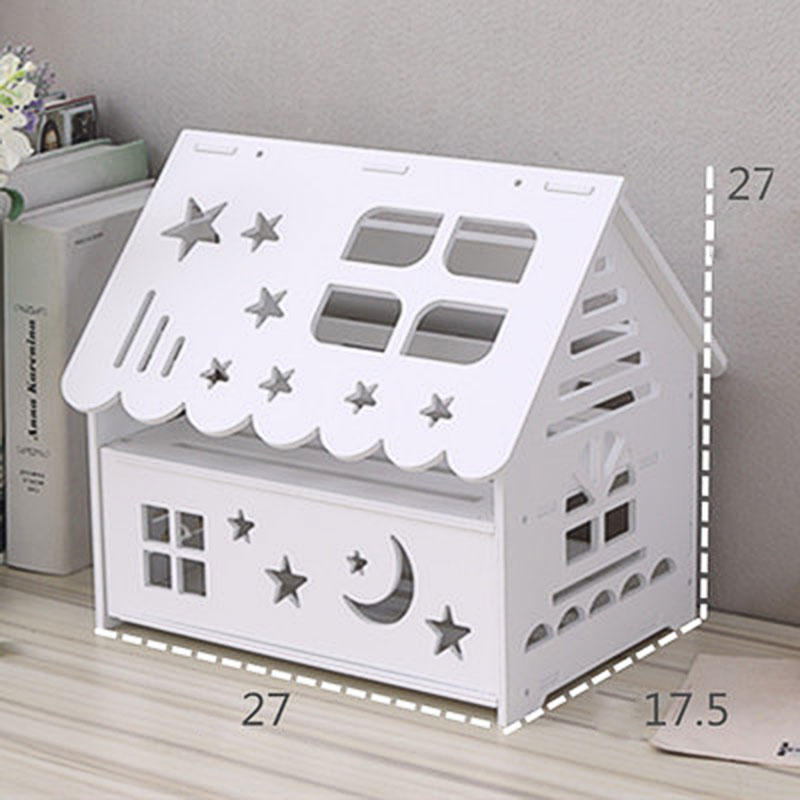 1pc Router Box Wall Mount Shelf Wood-Plastic Wirel... – Grandado