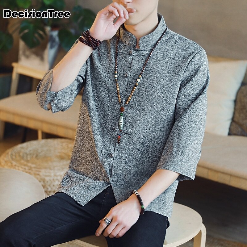 cotton traditional chinese tang suit top clothes m... – Grandado