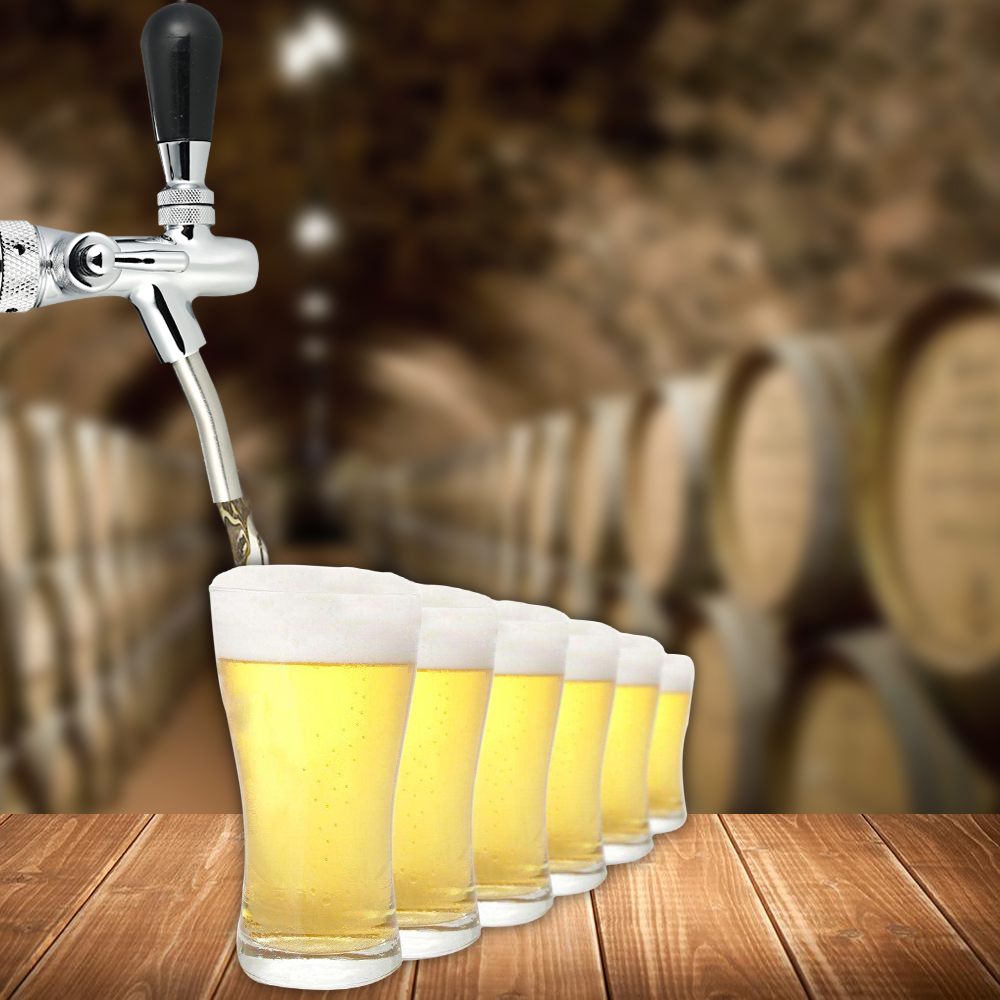 Beer Tap Adjustable Flows Chrome Draft Beer Tap Ho... – Grandado