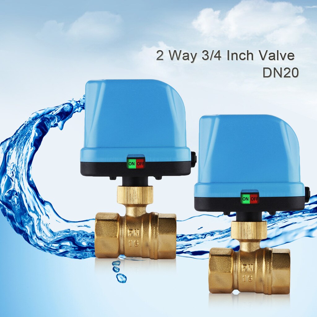 Electrical Ball Valve Brass G3/4" DN20 3/4 Inch 2 ... – Grandado