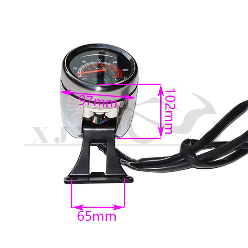 Universal single Speedometer Odometer Dashboard fo... – Grandado