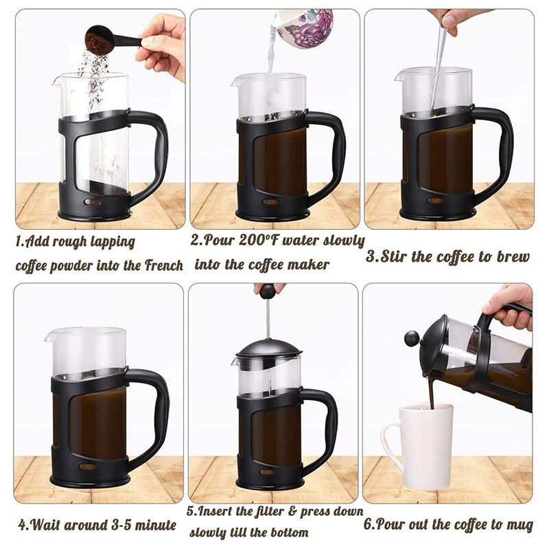 French Press Tea & Coffee Maker,Coffee Plunger, 20... – Grandado