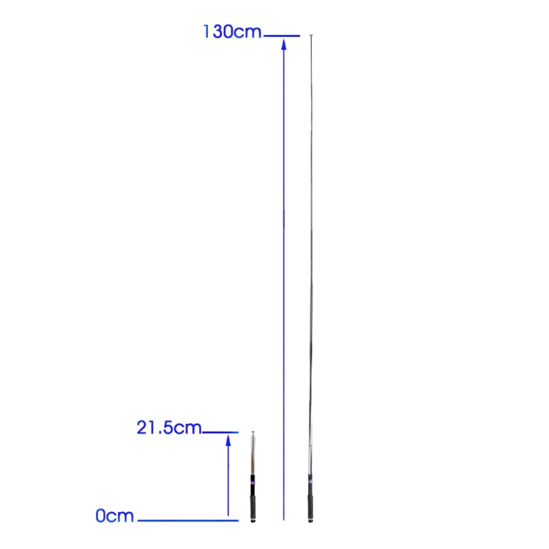 Telescopic Extendable Long Range SMA-Male Antenna ... – Vicedeal