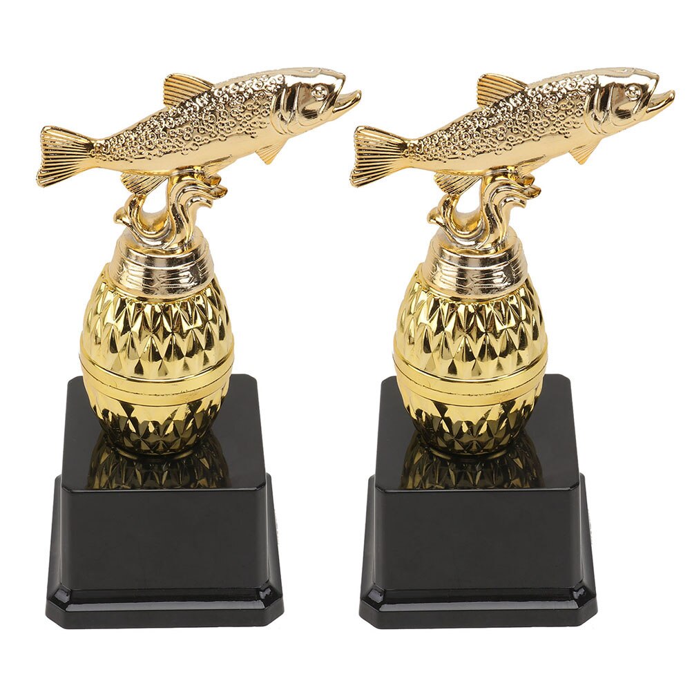 2pcs Party Trophy Chic Award Trophy Plastic Fish R... – Grandado
