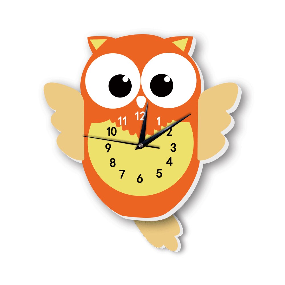 Home Decoration Cartoon Wall Clock Cartoon 3D DIY ... – Vicedeal