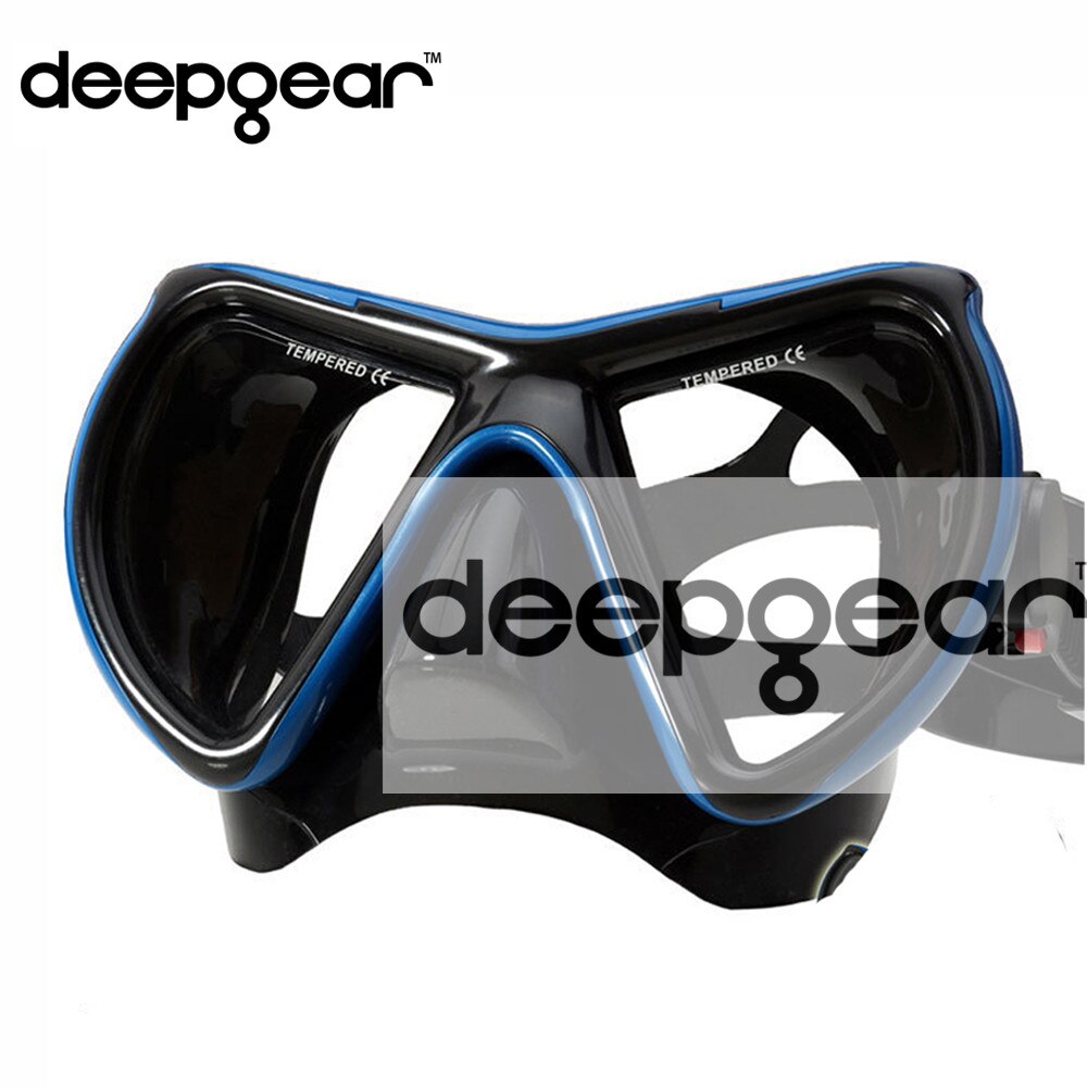 DEEPGEAR scuba dive mask two window snorkel mask b... – Grandado