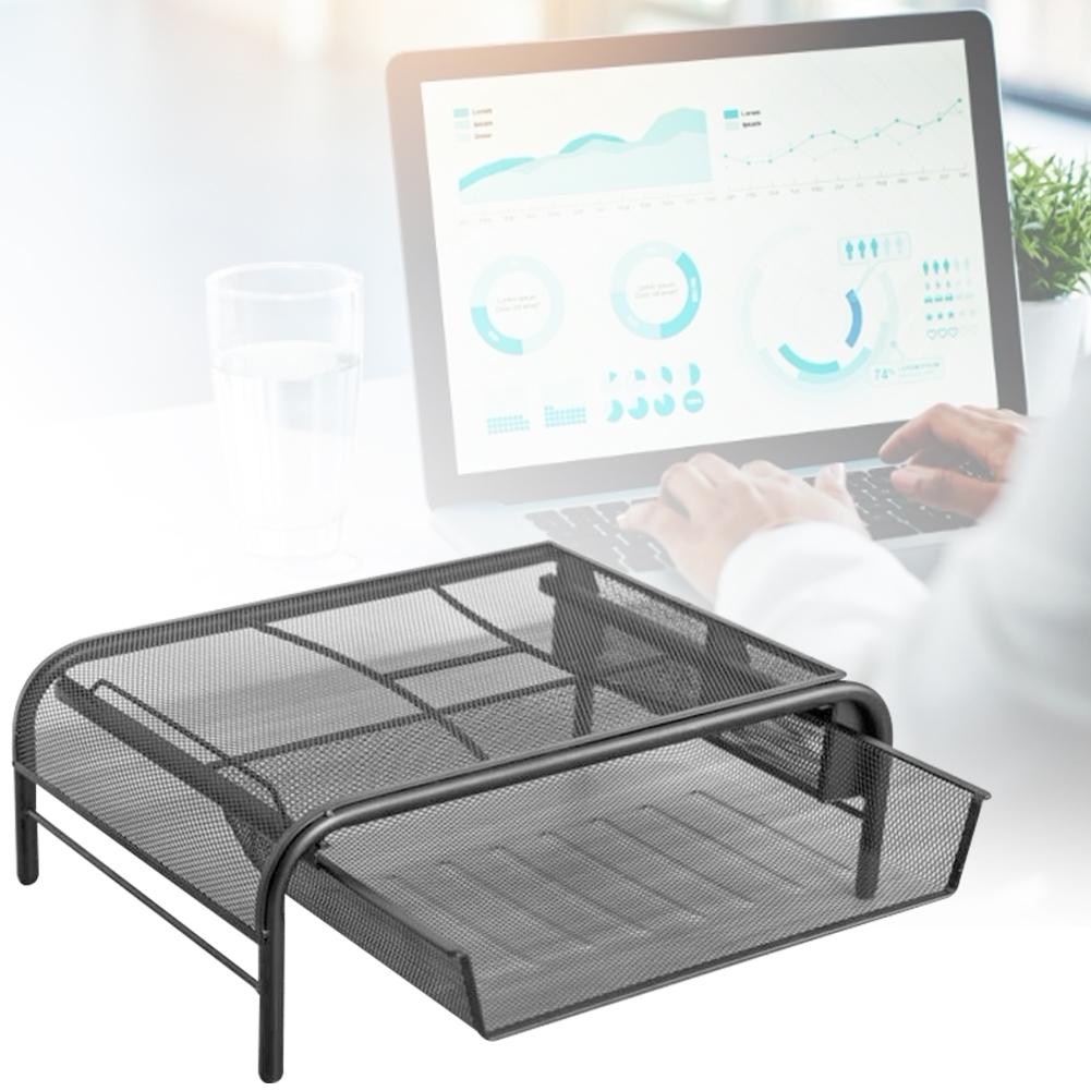 Monitor Stand Riser Mesh Metalen Desktop Voor Comp... – Grandado