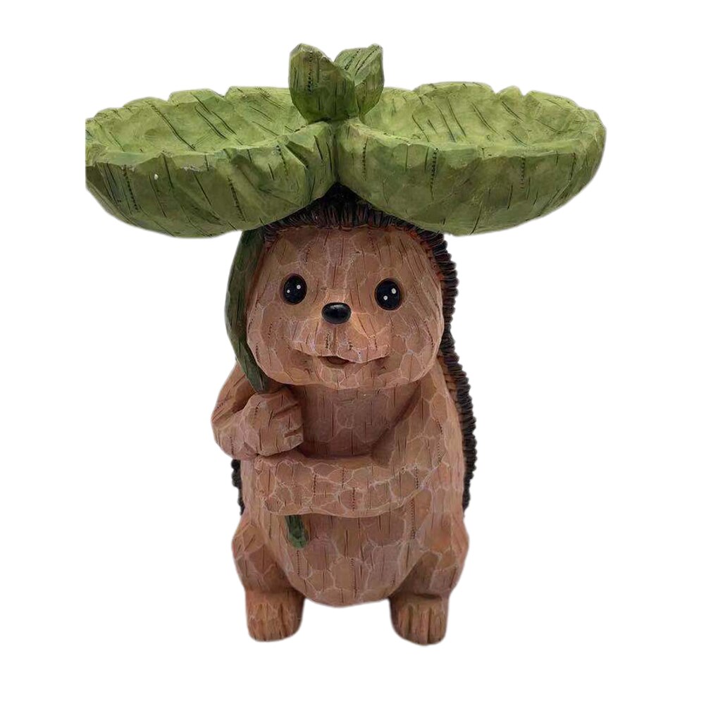 Resin Fox Rabbit Frog Birdbath Feeder Antique Bird... – Vicedeal