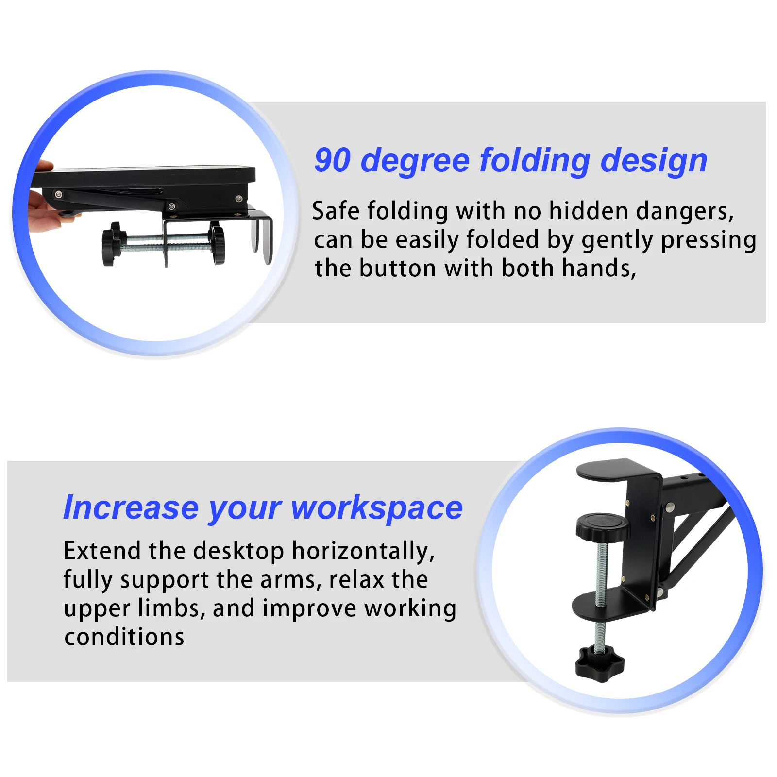 Adjustable Desk Extender Holder Computer Keyboard ... – Grandado