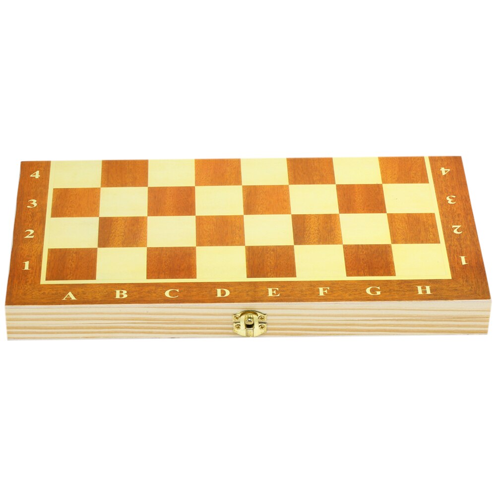 Wooden Chess Set With Folding Chessboard Backgammo... – Vicedeal