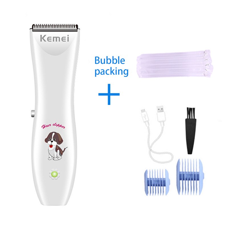 Kemei Rechargeable Dog Hair Clipper Animal Hair Tr... – Grandado