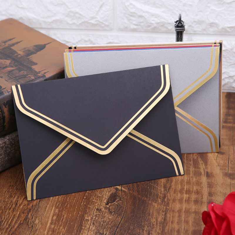 10pcs Retro Vintage Blank Craft Paper Envelopes Fo... – Grandado