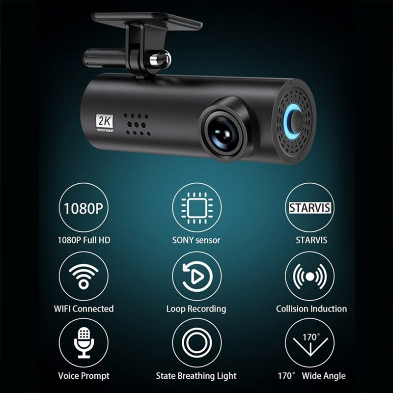 Car DVR Full HD 1080P Dash Cam With WIFI Car Camer... – Grandado