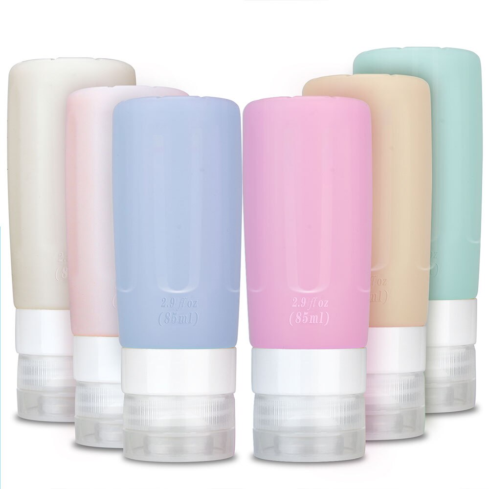Kit Viagem Frasco Silicone Portable Travel Bottles... – Grandado