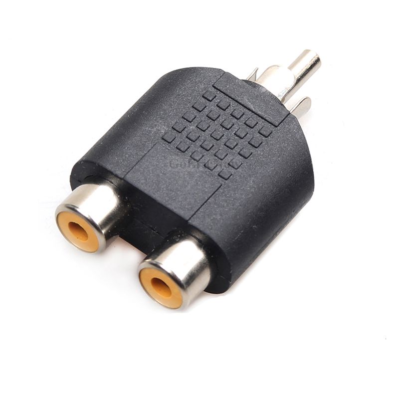 1 Pcs Rca 3.5Mm Spliter Plug Naar 2 Rca Jack Man-v... – Grandado