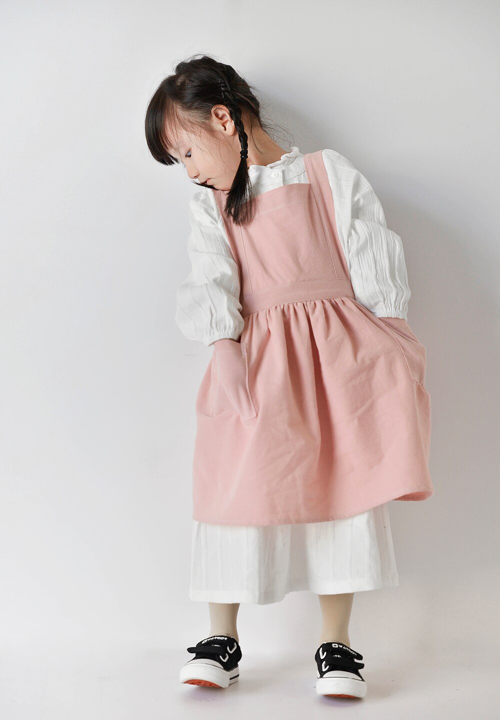 Kids Japanese Cotton Linen Bib Apron Kitchen Bakin... – Grandado