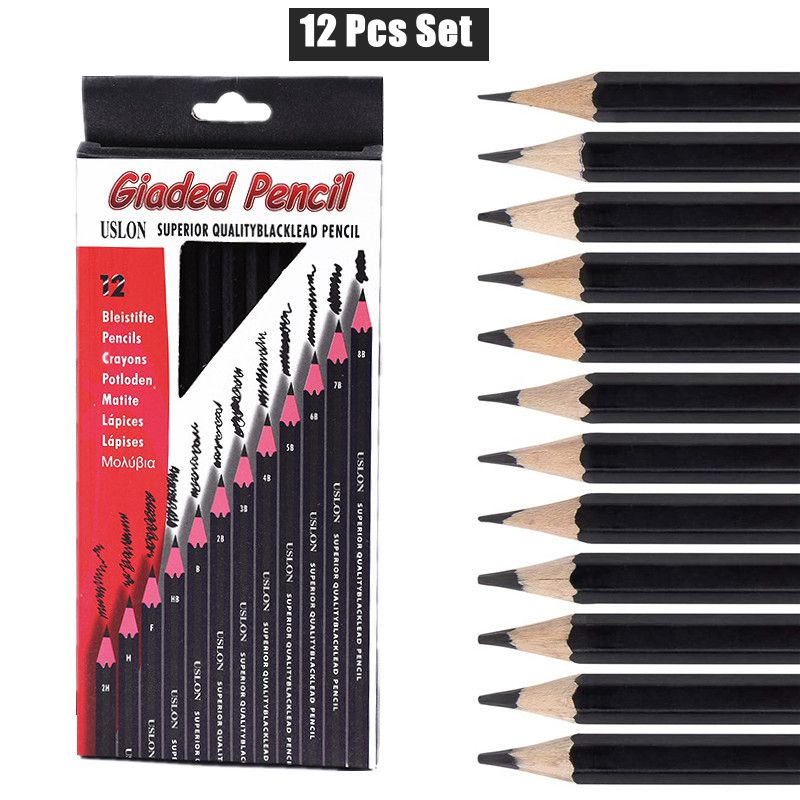 Graphite Pencils 12Pcs/Set Drawing Pencil for Scho... – Grandado