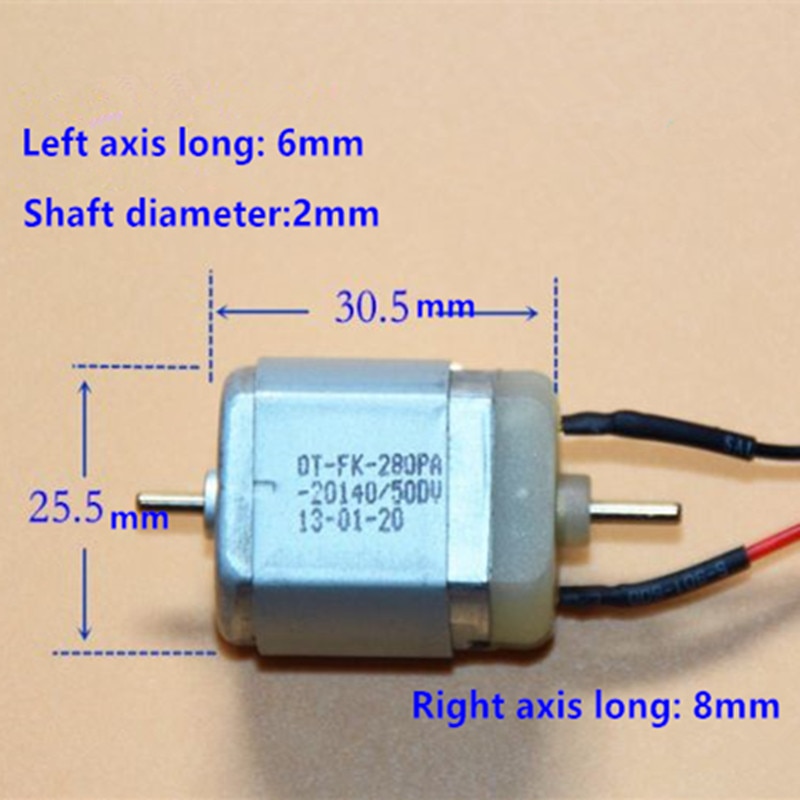 wire head FK-280PA micro-motor 12V carbon brush mo... – Vicedeal
