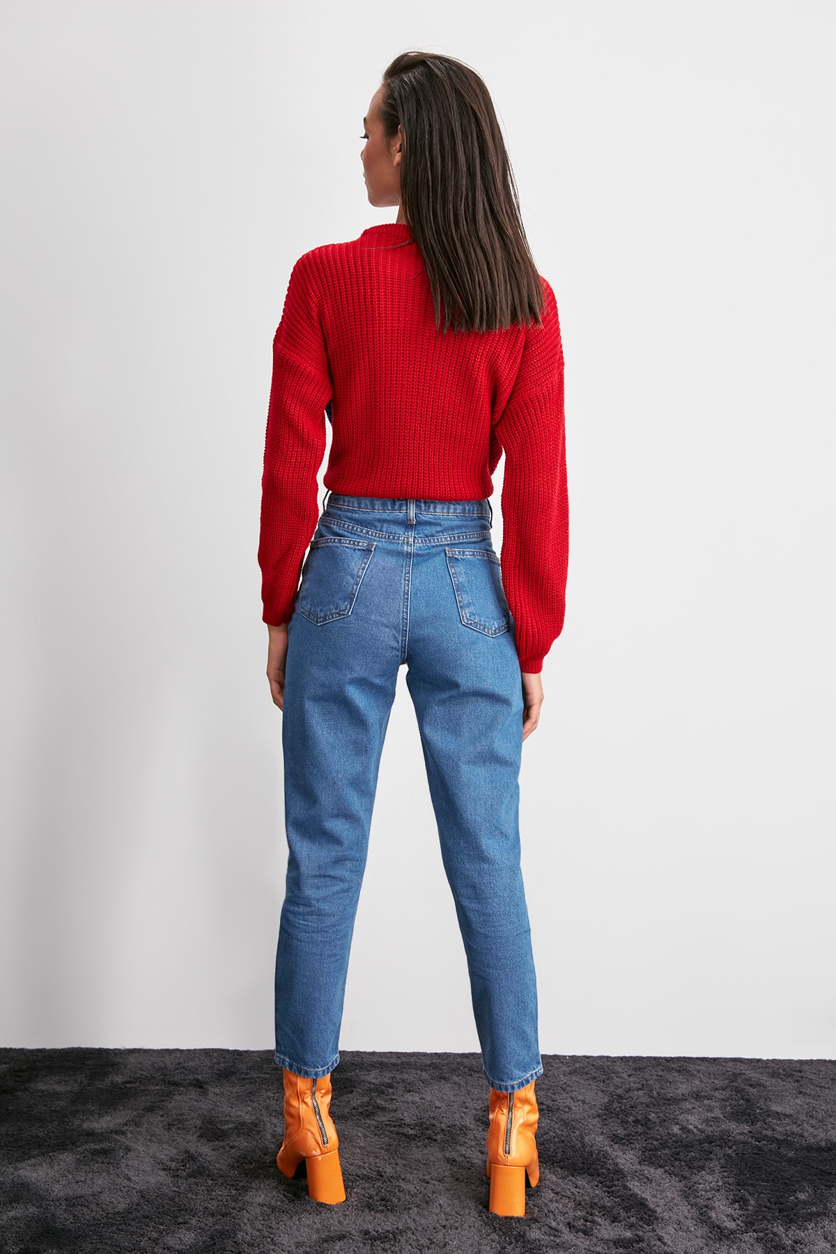 Trendyol Hoge Bel Mom Jeans TWOAW20JE0379 – Vicedeal