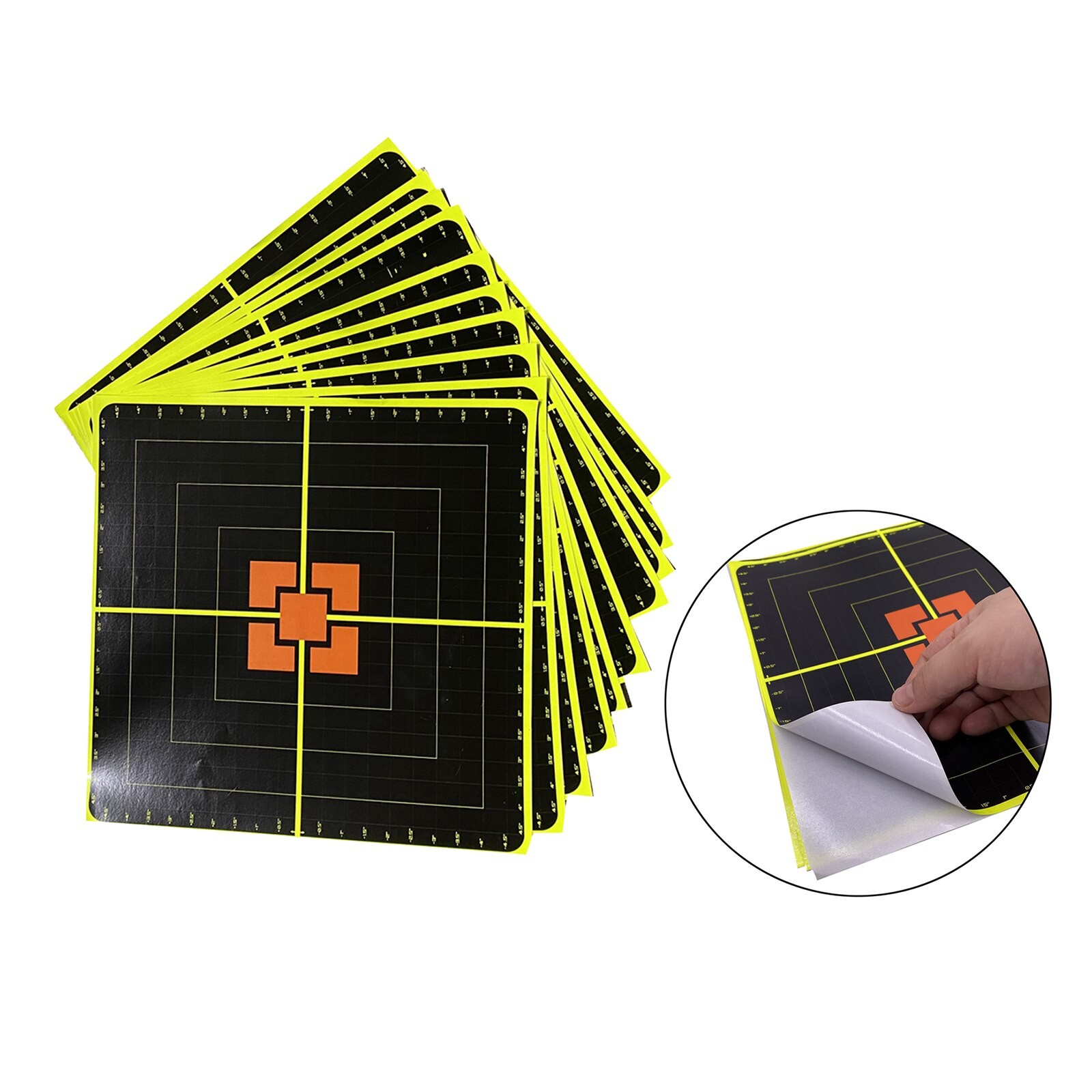 10 Sheets Reactive Paper Target Stickers for Shoot... – Grandado