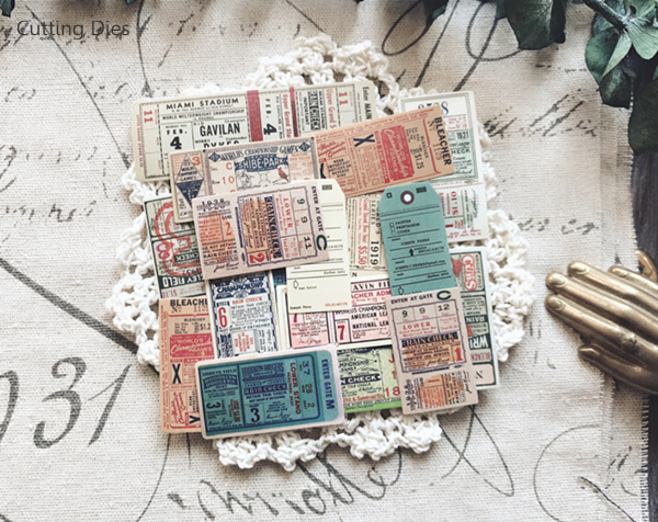 22Pcs/lot Vintage Bus Ticket Printed Vellum Paper ... – Grandado