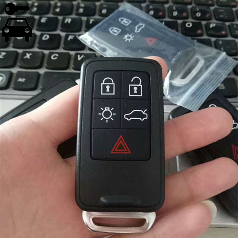 Vervanging 5 Knoppen Car Remote Key Card 433 Mhz m... – LovingPrices