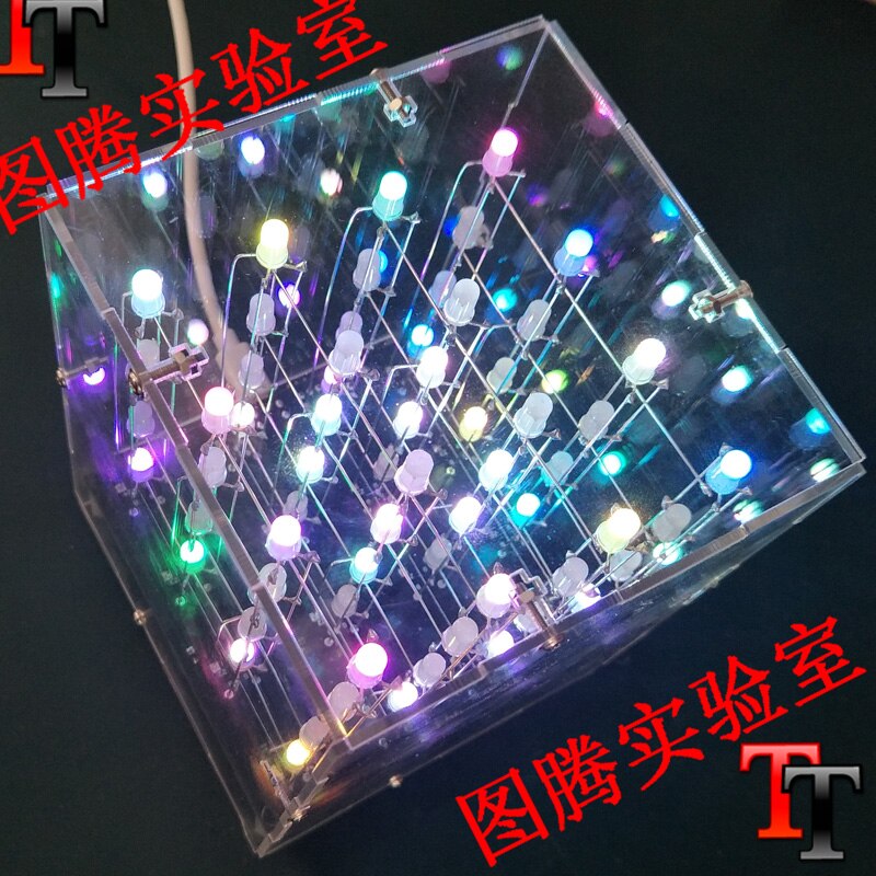 3D4 light cube / color light cube / music spectrum... – Grandado
