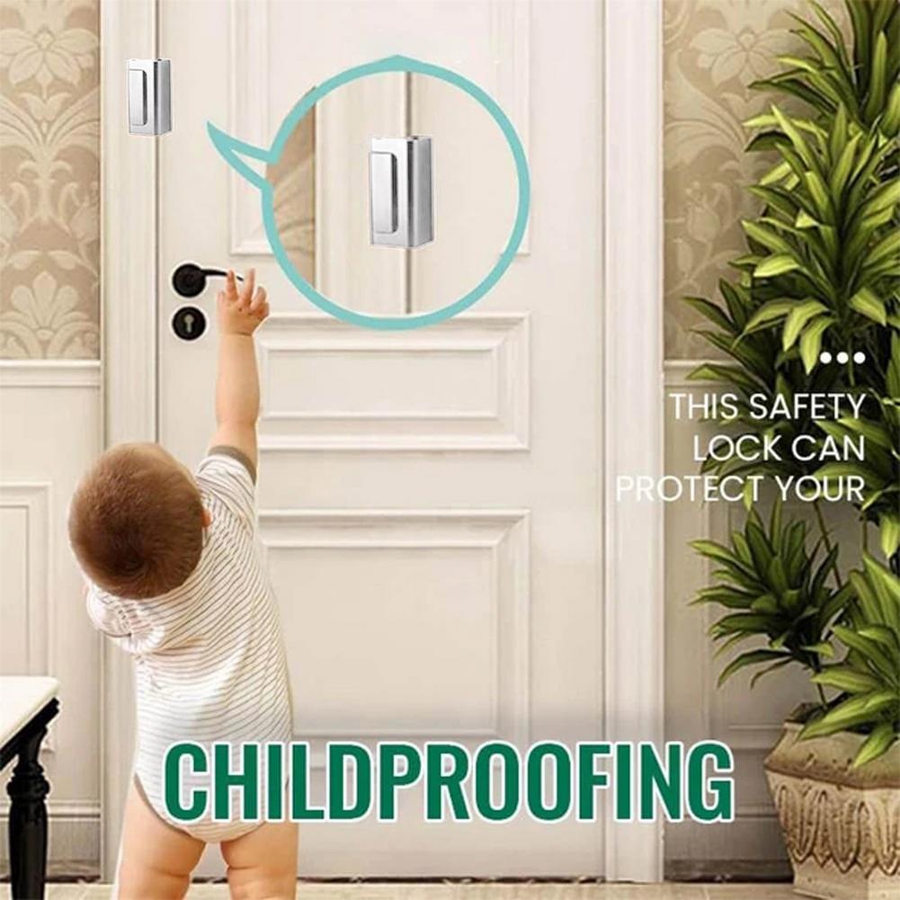 Home Security Door Lock Childproof Door Reinforcem... – Grandado
