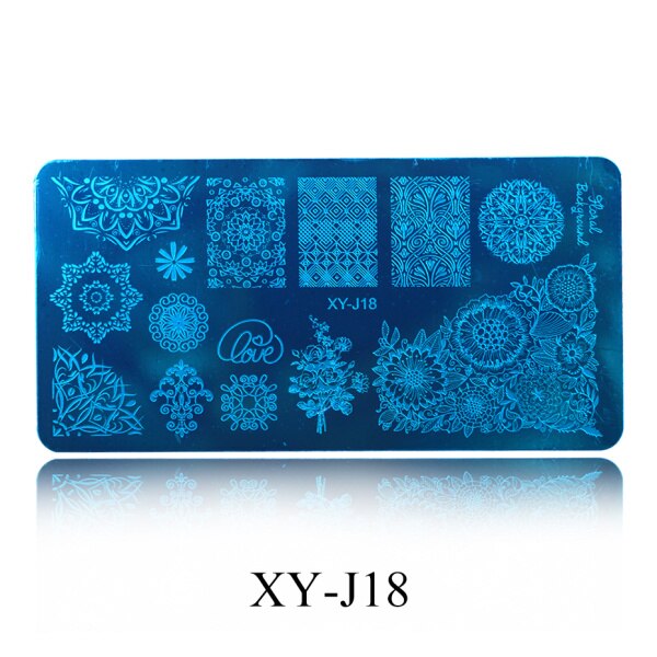 Geometry Stamping Plates Butterfly Flower Nail Art... – Vicedeal