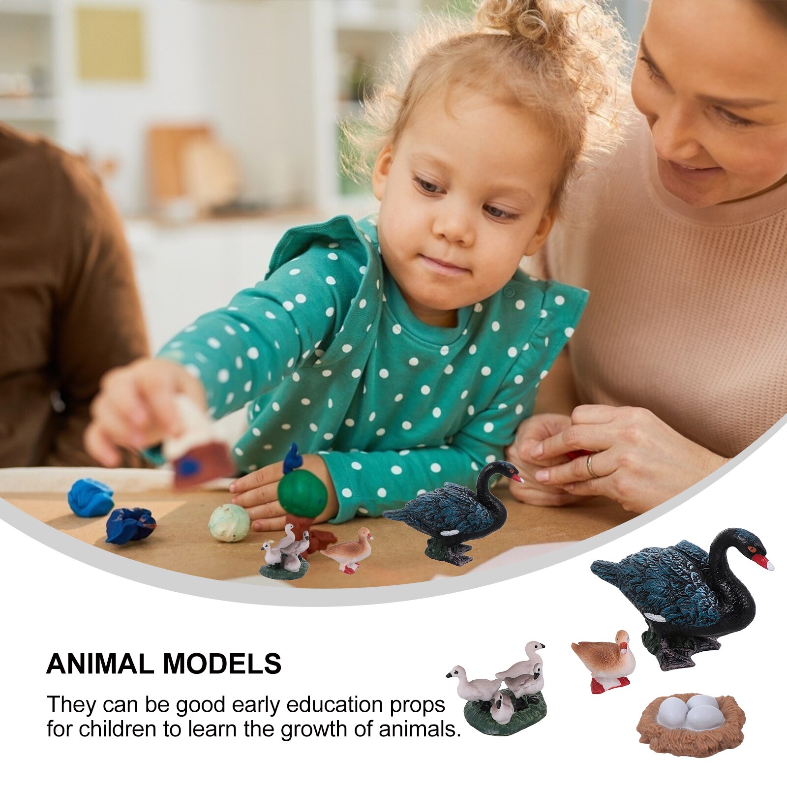 1 Set Realistische Animal Model Set Educatief Spee... – Grandado