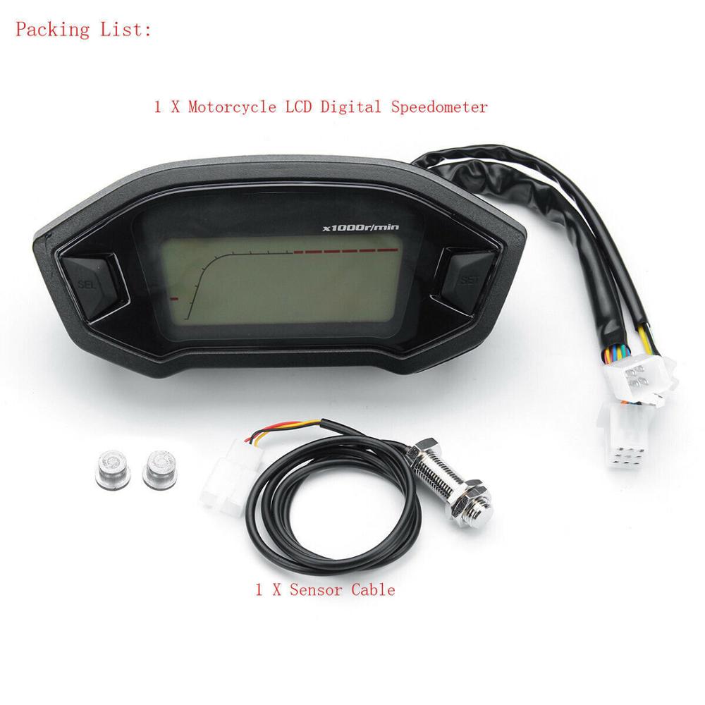 Universal Motorcycle LCD Digital 7 Colors 13000rpm... – Vicedeal
