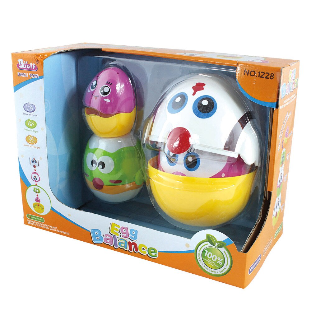 4pcs/set Egg Shape Family Nesting Dolls Set Colorf... – Vicedeal