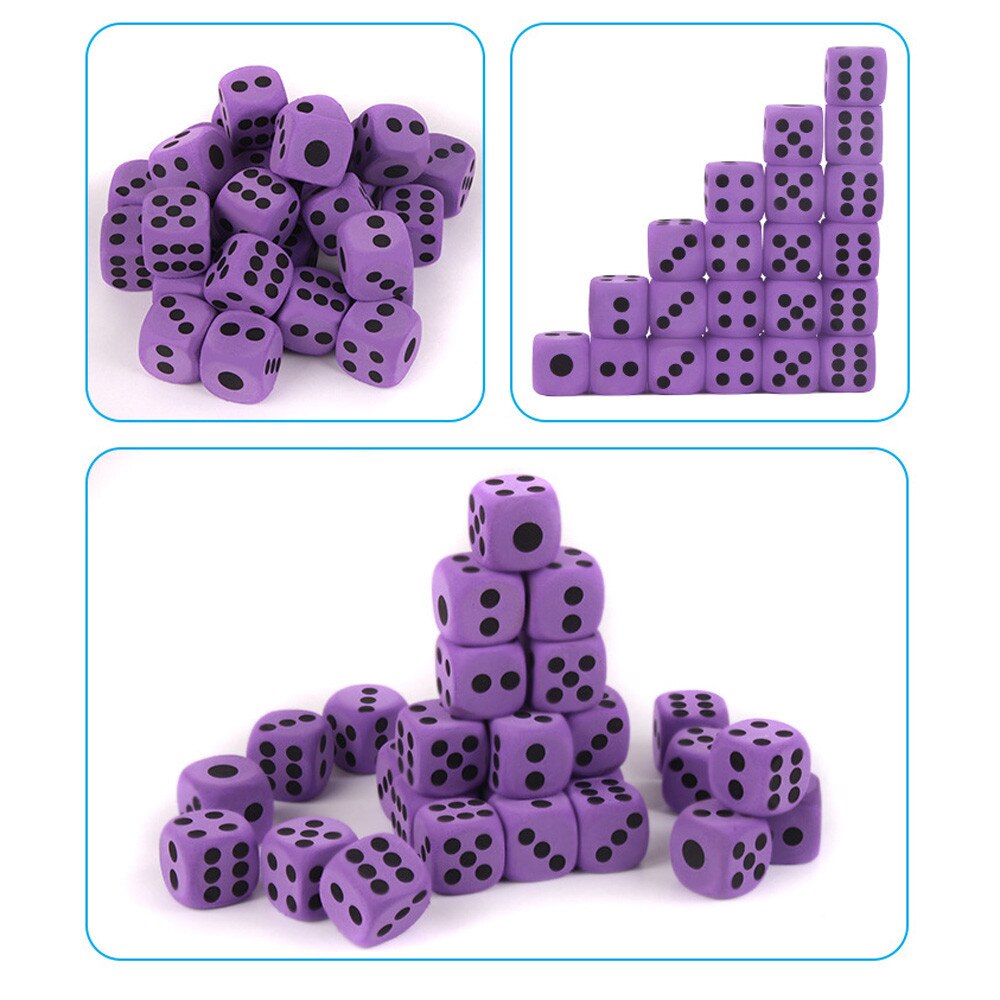 Math Toys Specialty Giant EVA Foam Playing Dice Bl... – Grandado